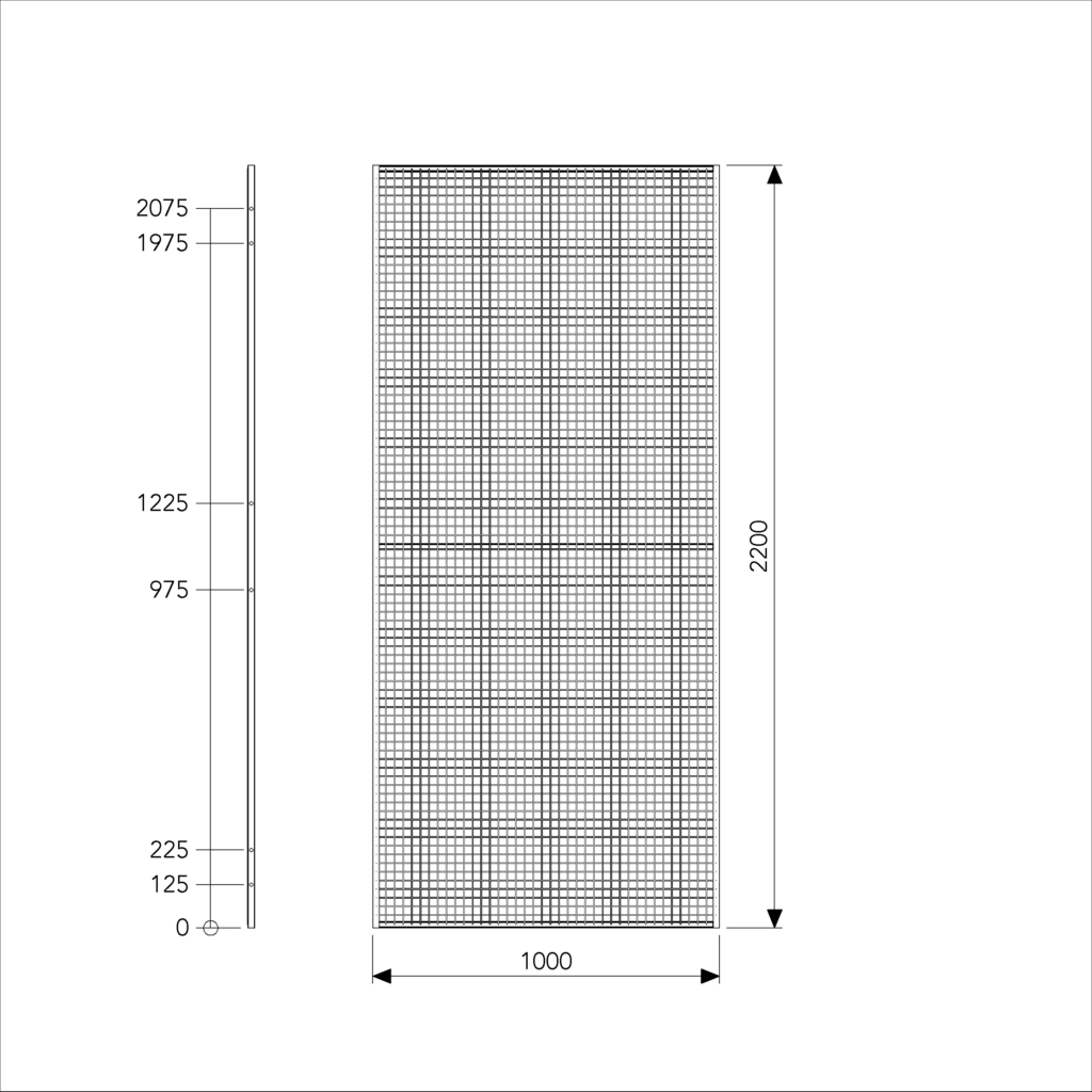 Panel UR325 Partitioning System - Troax