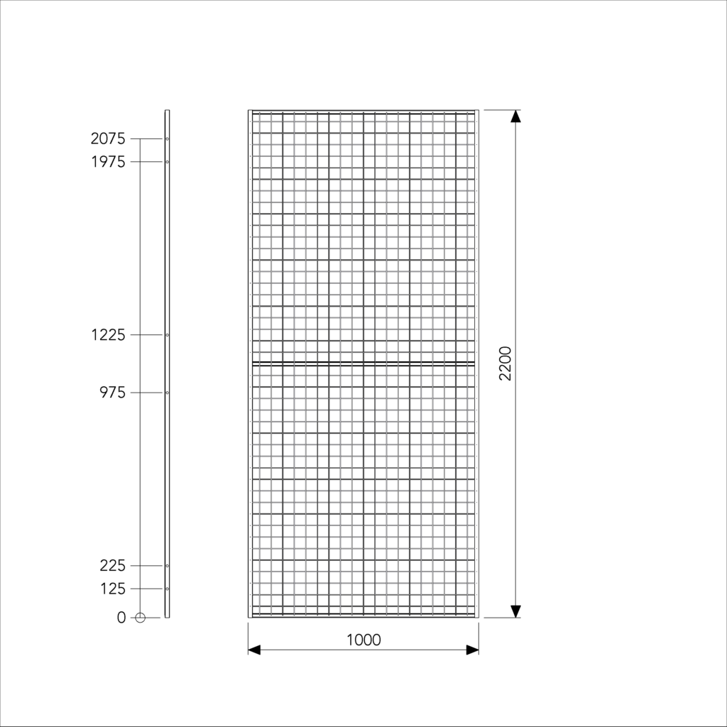 Panel UR350 Partitioning - Troax