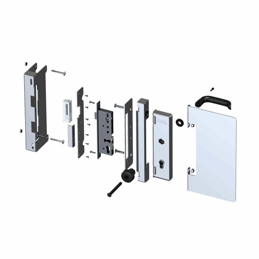 Elektrische sluitplaat Smart Fix - Troax