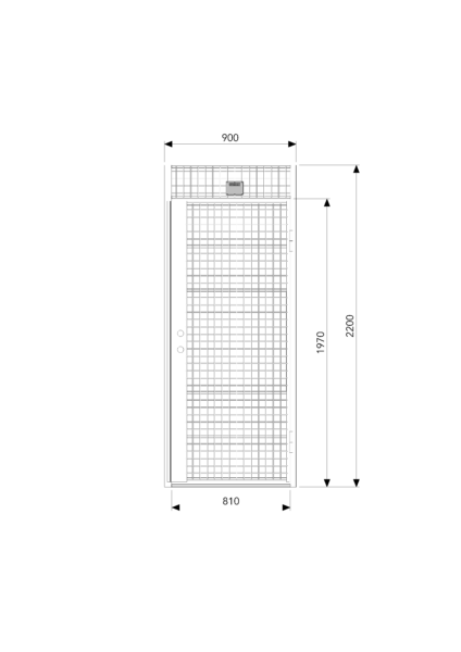 Door UX 550 Cylinder - Troax