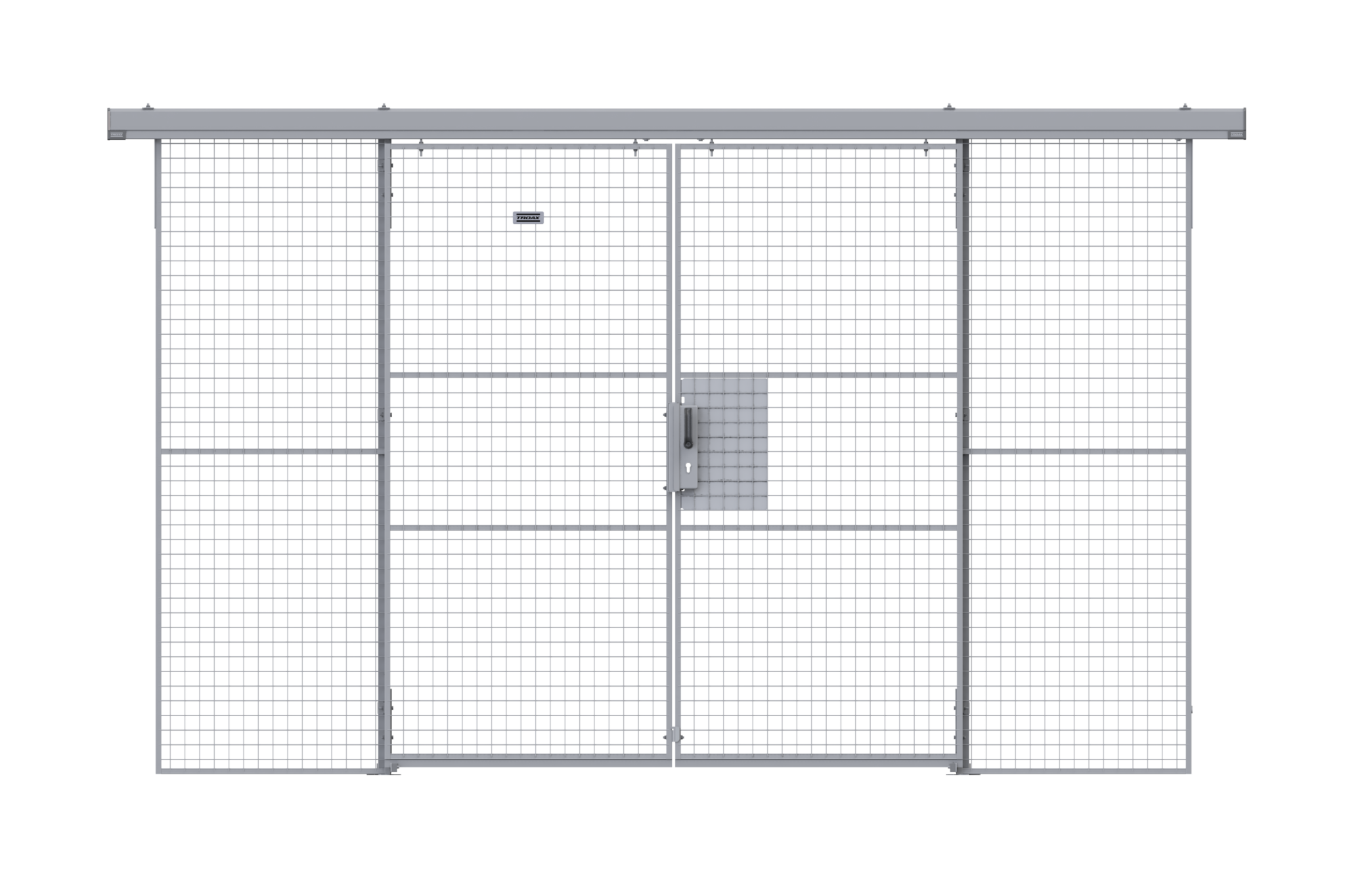 Double Sliding Door in single rail - Troax
